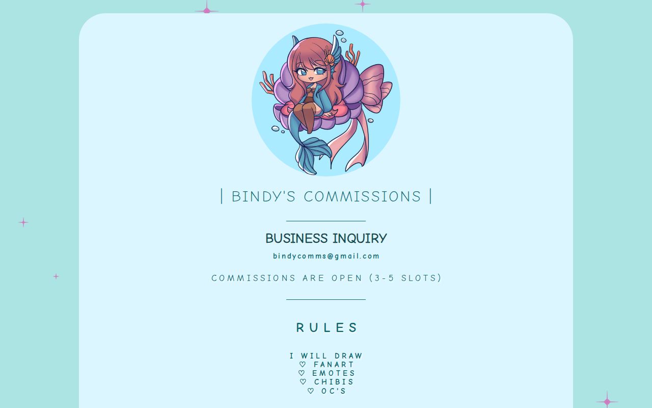 Bindy's Art Commissions